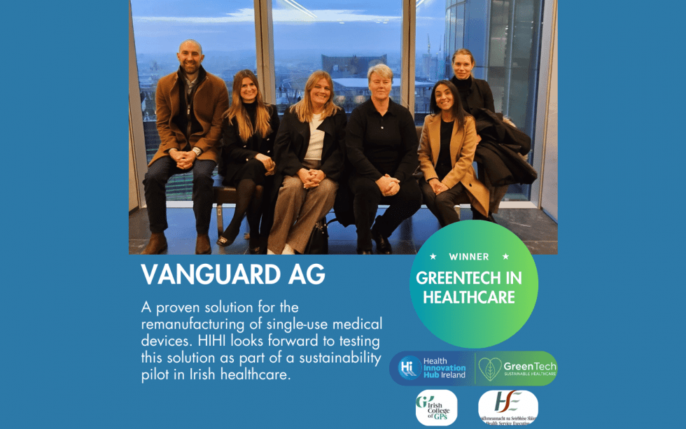 Green innovation in healthcare: Vanguard named a winner of Ireland’s ...